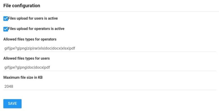 Uploading Files in Chatbot