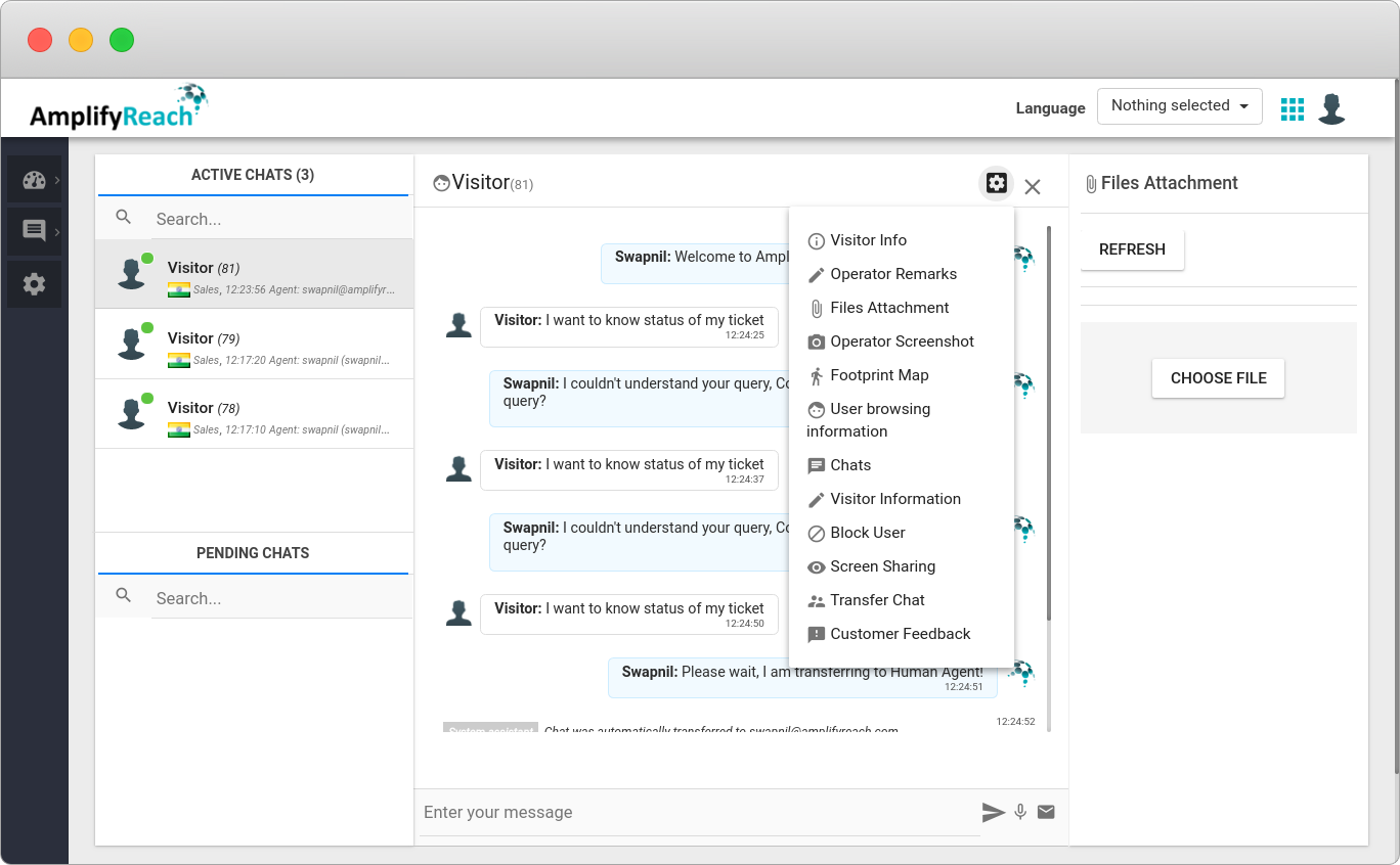 Uploading Files in Chatbot