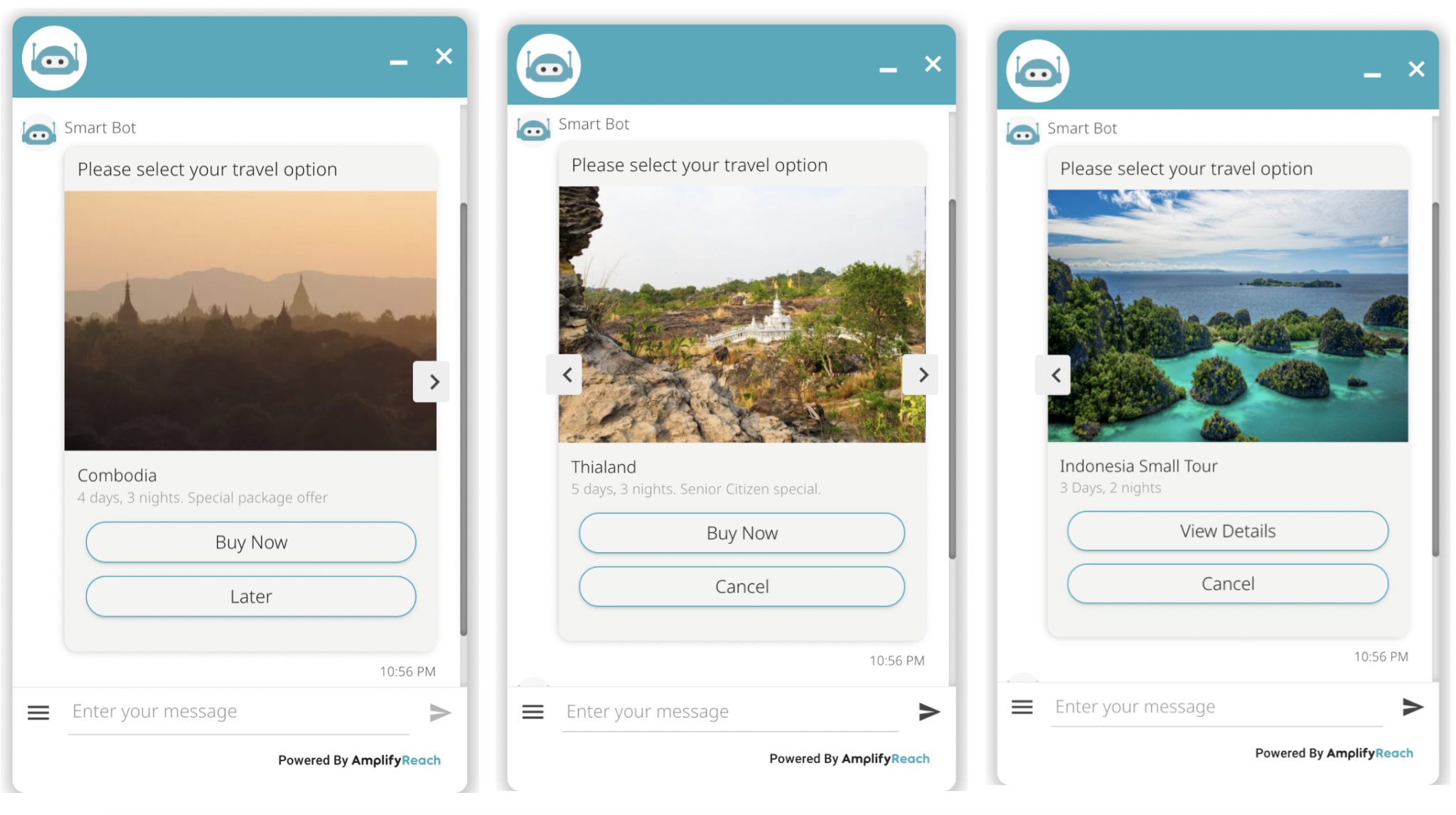 UI Controls in Chatbot