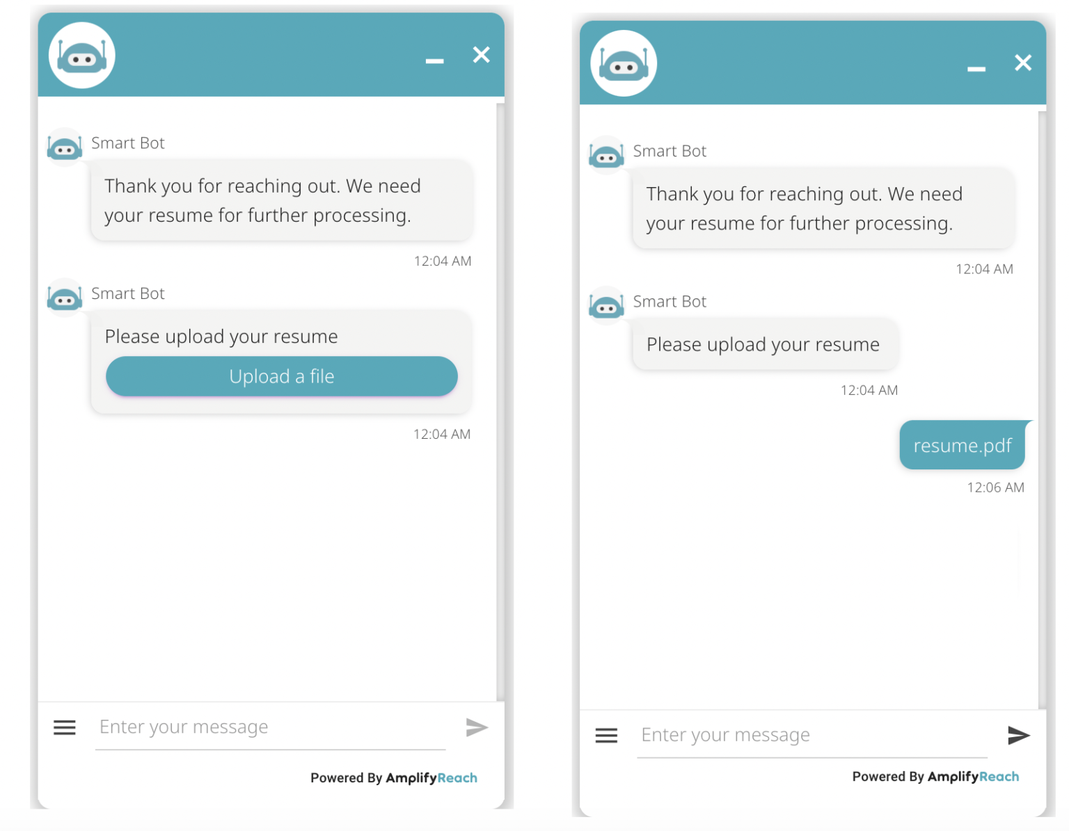 UI Controls in Chatbot